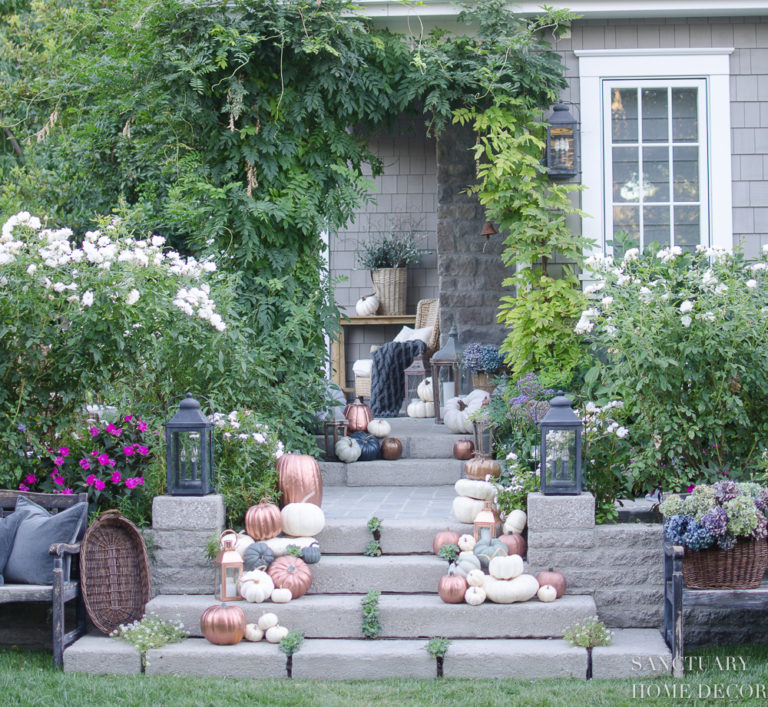 Neutral Fall Decorating-My Home Tour - Sanctuary Home Decor