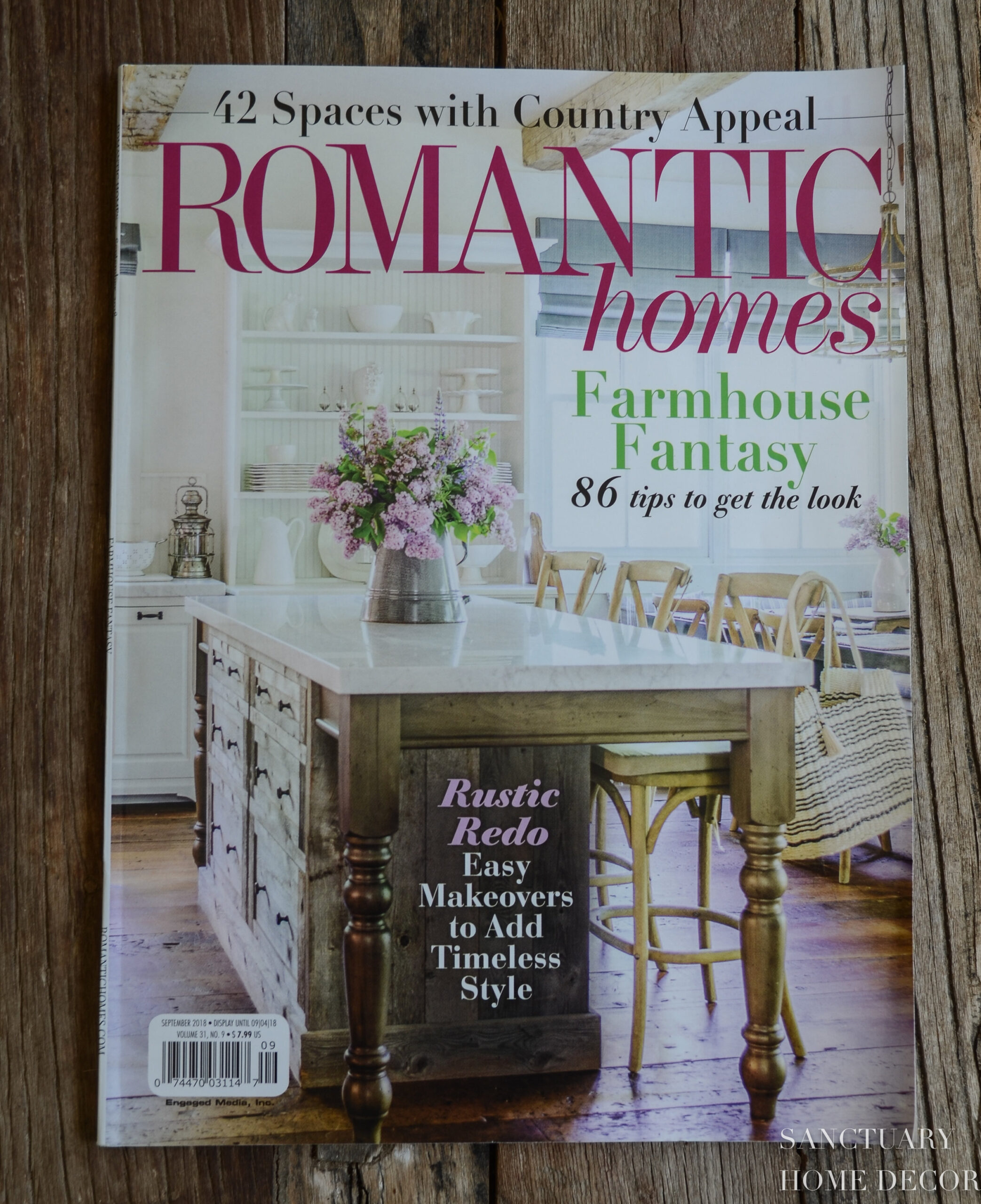 Our House in Romantic Homes Magazine! - Sanctuary Home Decor