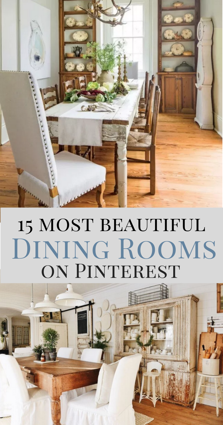 The 15 Most Beautiful Dining Rooms on Pinterest - Sanctuary Home Decor