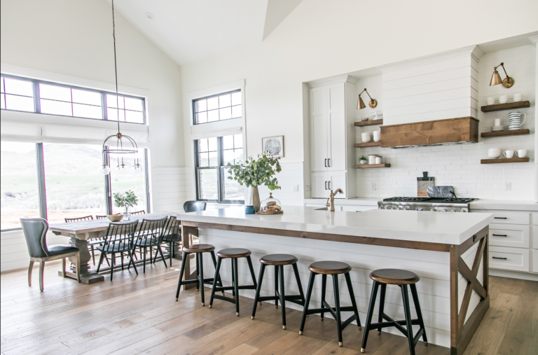 The 15 Most Beautiful Modern Farmhouse Kitchens on Pinterest ...