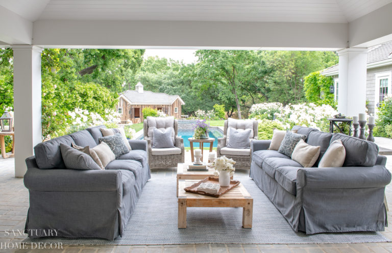 An Easy and Budget-Friendly Outdoor Room Makeover - Sanctuary Home Decor
