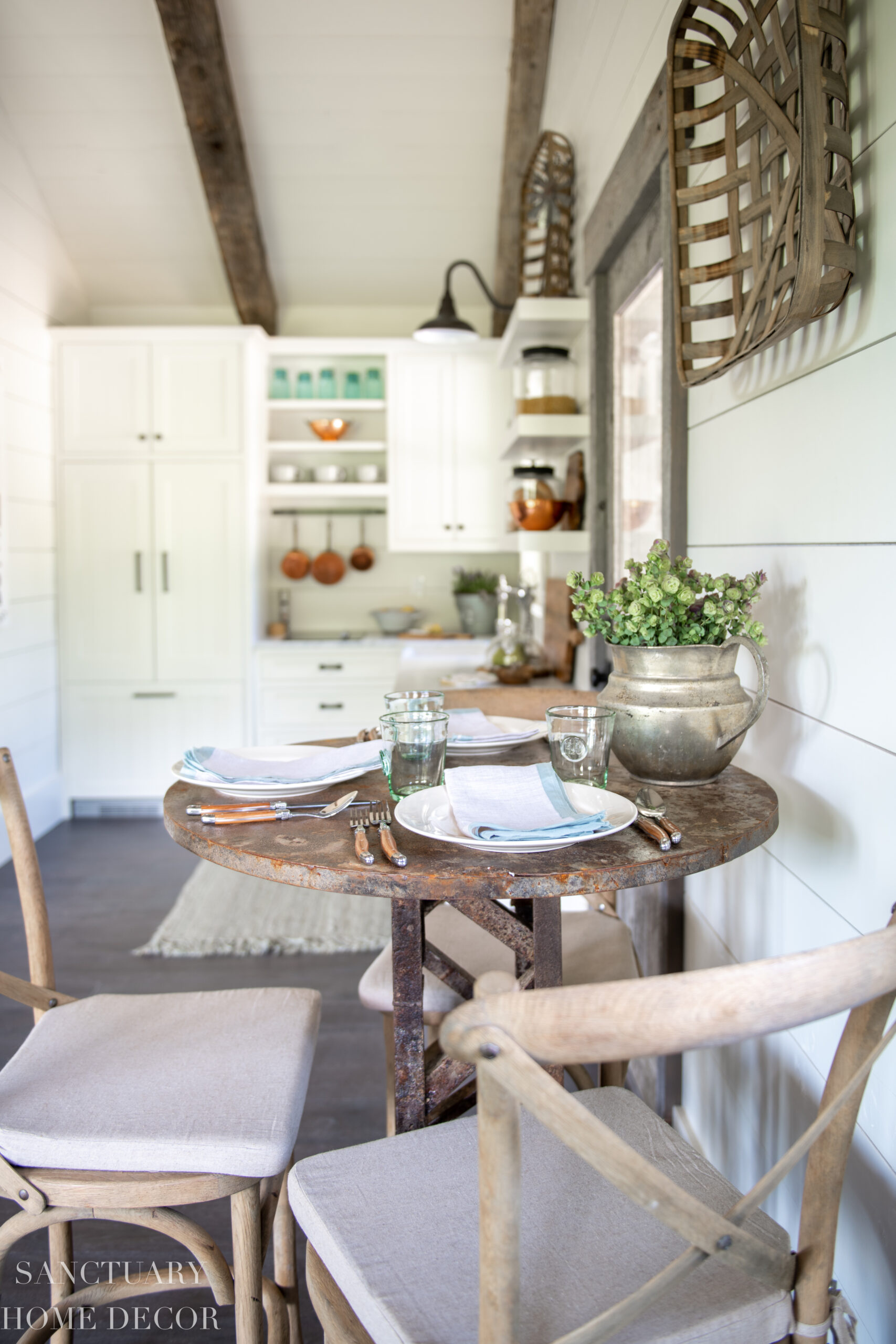 How I Decorated our New Guest Cottage Kitchen - Sanctuary Home Decor