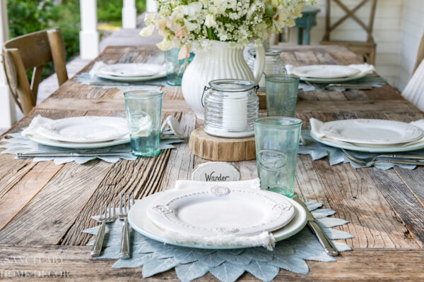 Tips For Setting A Quick, Beautiful Outdoor Table - Sanctuary Home Decor