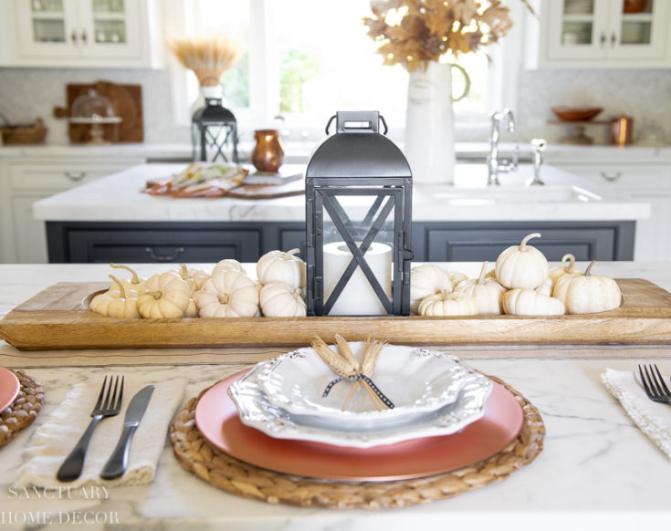 Easy and Casual Fall Harvest Table Setting - Sanctuary Home Decor