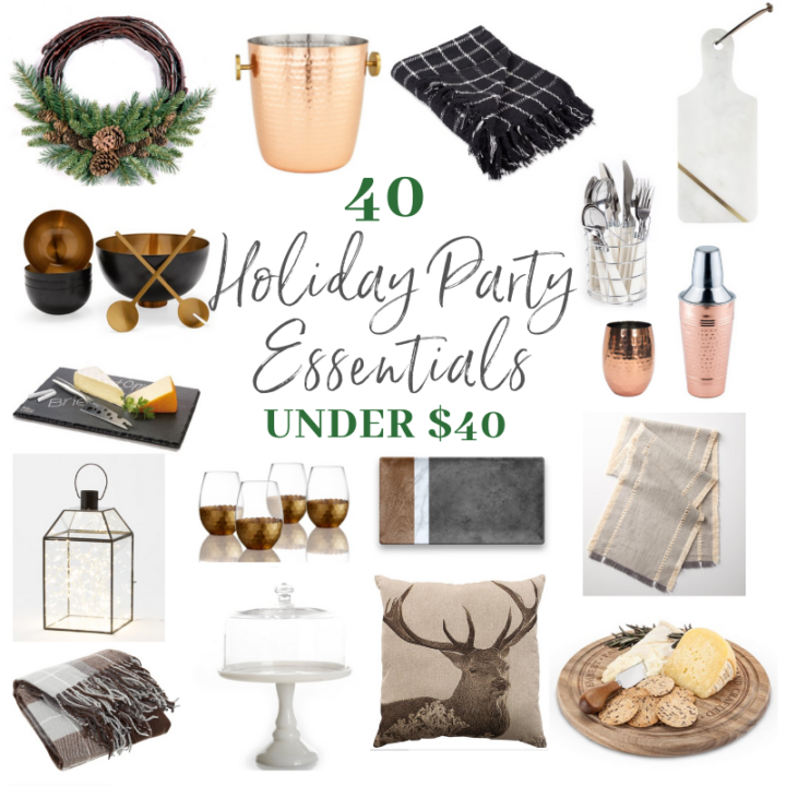 40 Holiday Party Essentials under $40 - Sanctuary Home Decor