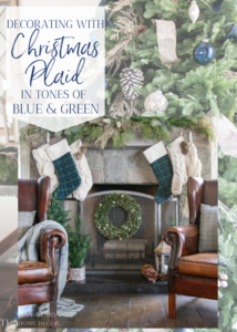 Cozy Plaid Christmas Decor in Green and Blue - Sanctuary Home Decor