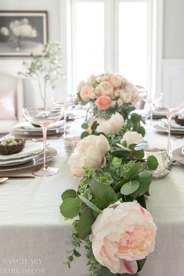 How to Set a Beautiful Spring Table - Sanctuary Home Decor