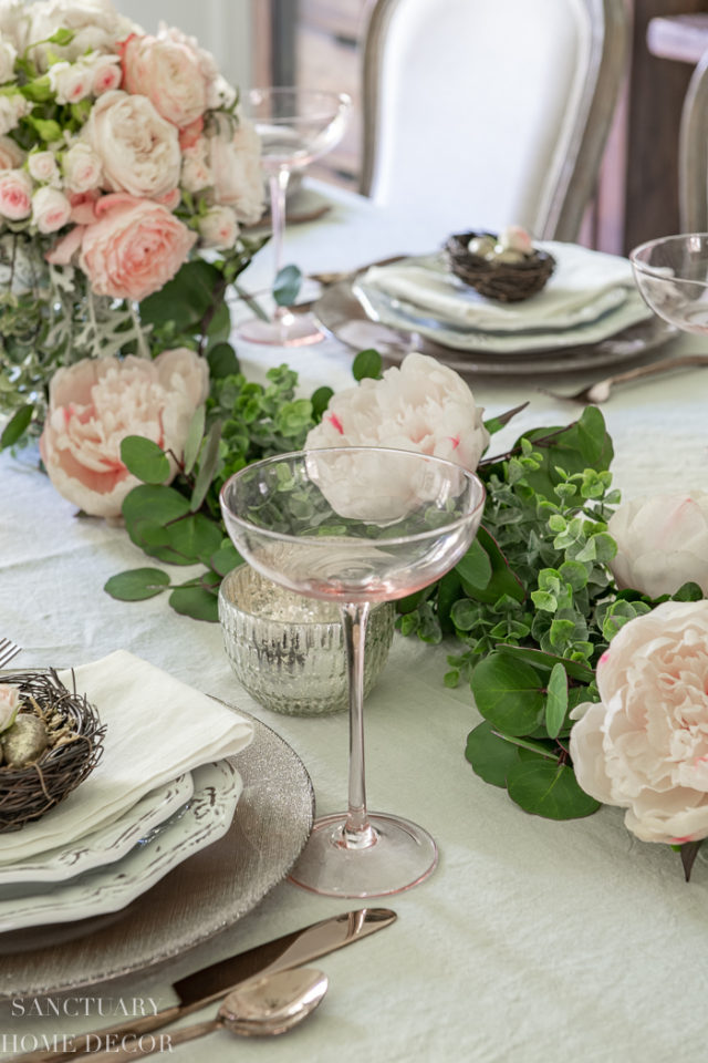 How to Set a Beautiful Spring Table - Sanctuary Home Decor