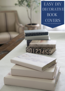 Easy DIY Decorative Book Covers - Sanctuary Home Decor