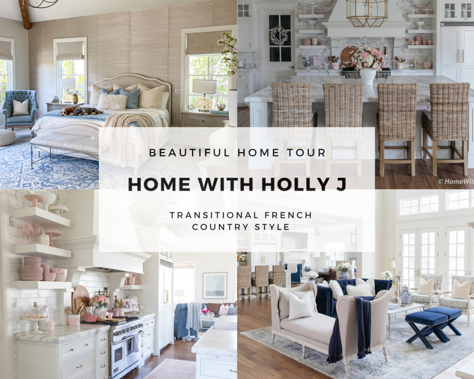 Beautiful Home Tour - Home With Holly J - Sanctuary Home Decor