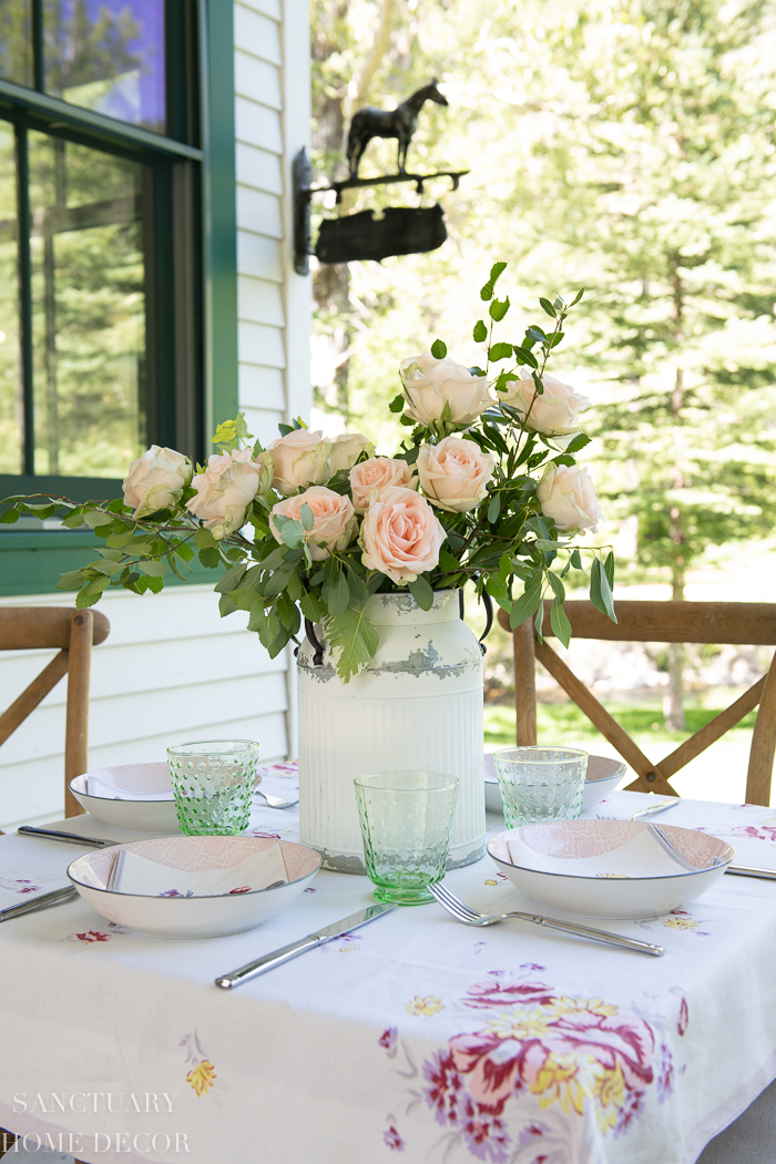 Easy DIY Rose Centerpiece for Under $20 - Sanctuary Home Decor