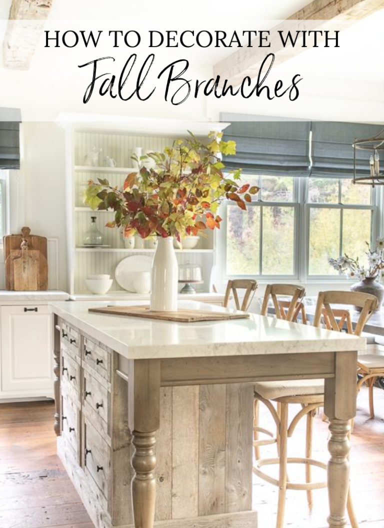 How To Decorate With Fall Branches - Sanctuary Home Decor
