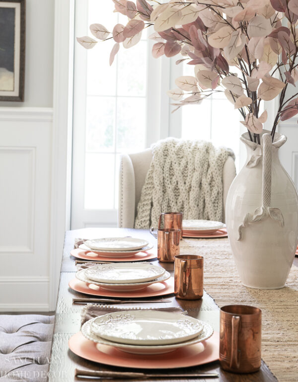 How to Set a Simple Fall Table - Sanctuary Home Decor