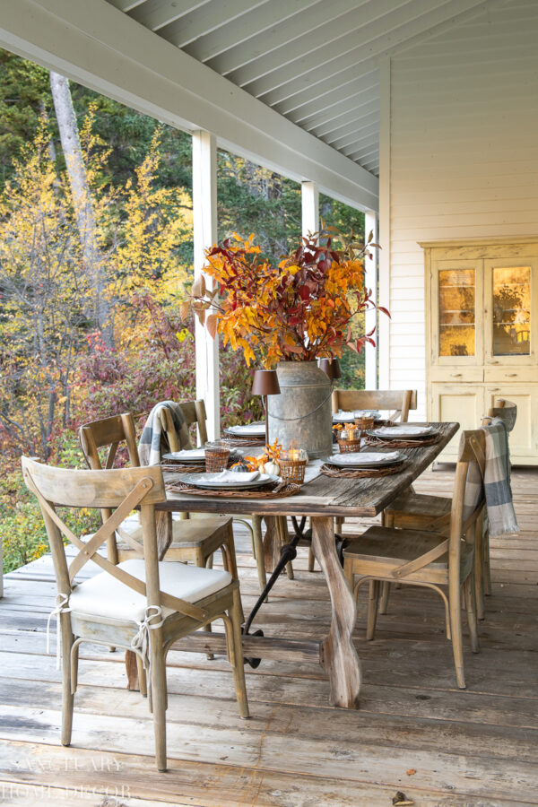 How to Set a Rustic Fall Table - Sanctuary Home Decor