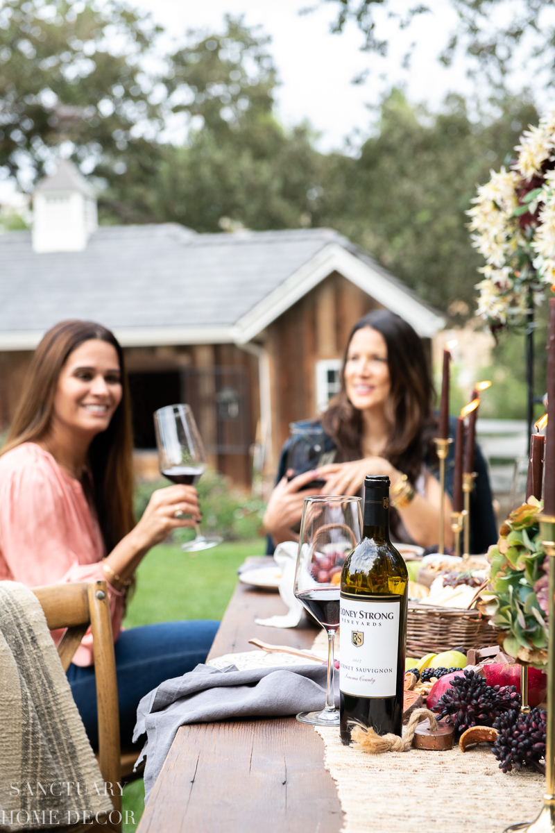 How to Host a Wine and Cheese Girl's Night - Sanctuary Home Decor