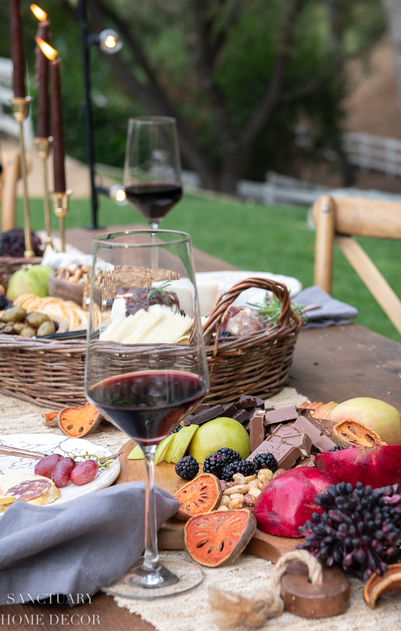 How to Host a Wine and Cheese Girl's Night - Sanctuary Home Decor