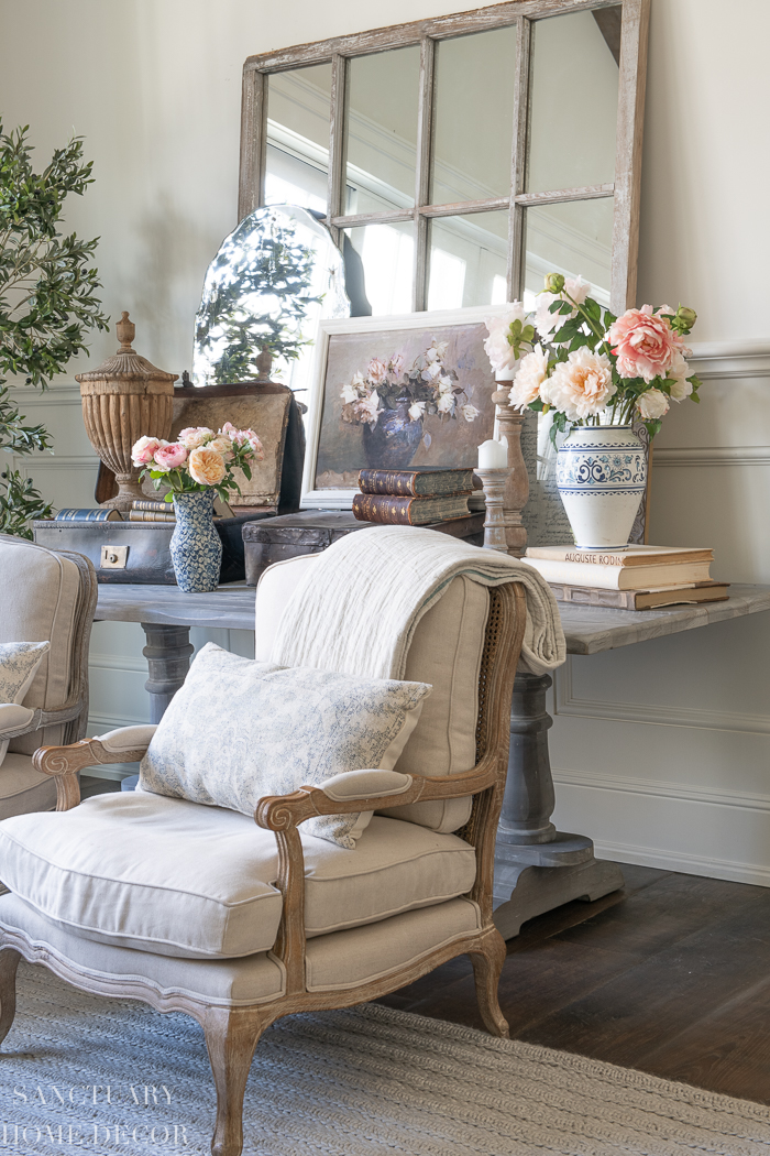 How to Style a Layered Table Vignette - Sanctuary Home Decor