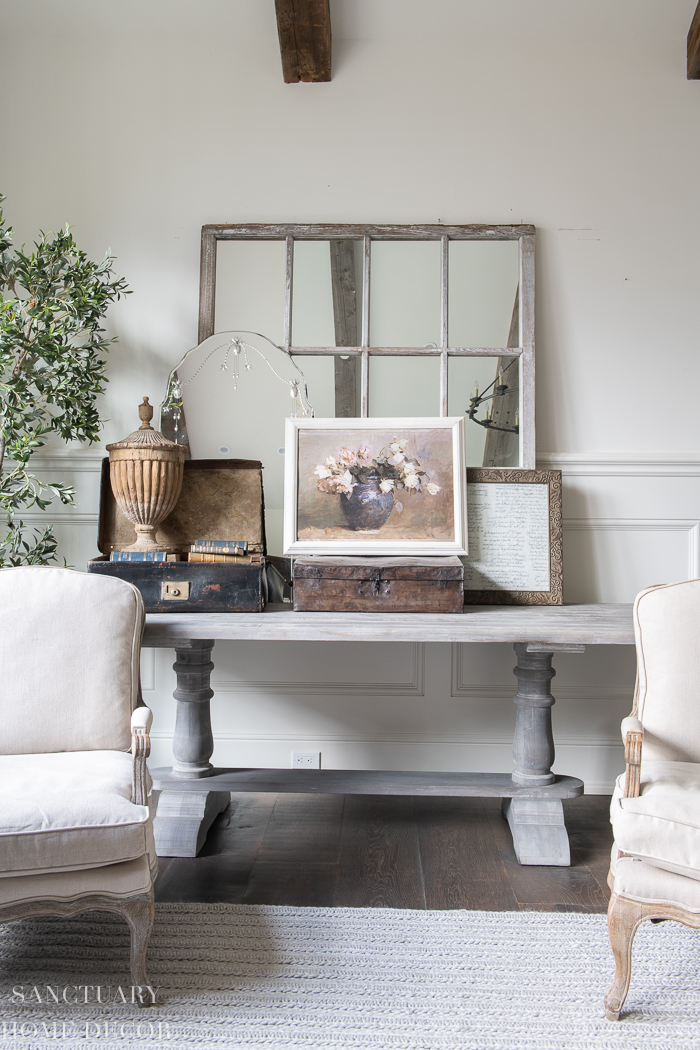 How to Style a Layered Table Vignette - Sanctuary Home Decor