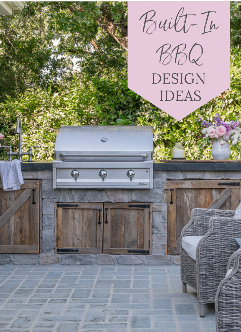 Our New Rustic Built-In BBQ Area - Sanctuary Home Decor
